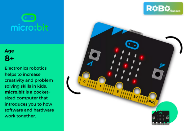 Microbit Robotics Classes Beginner Course With Kit Robo Classes