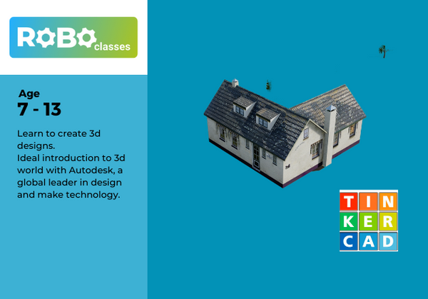 3d modeling using TinkerCad Beginner – ROBO CLASSES